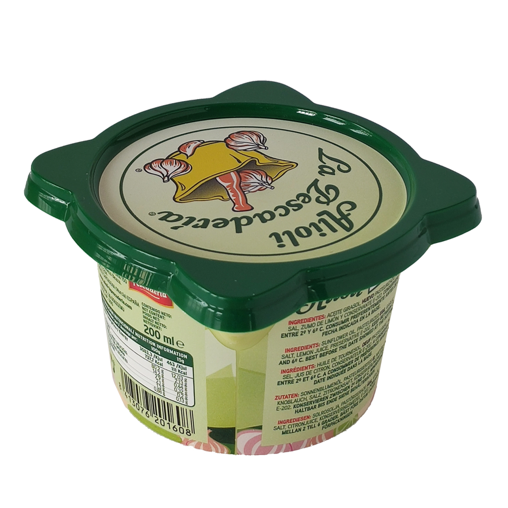 ALIOLI Mortero 200 ml - Productos La Pescadería