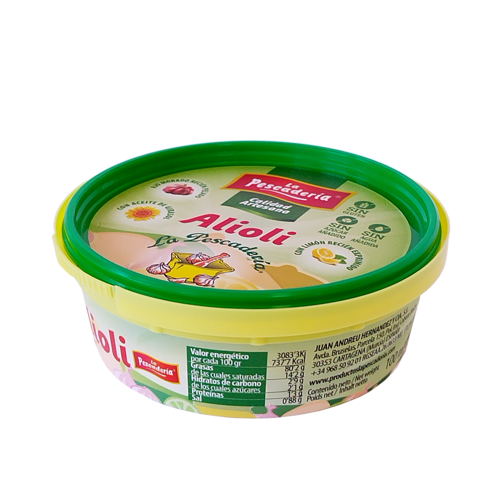ALIOLI Tarrina 100 ml - Productos La Pescadería